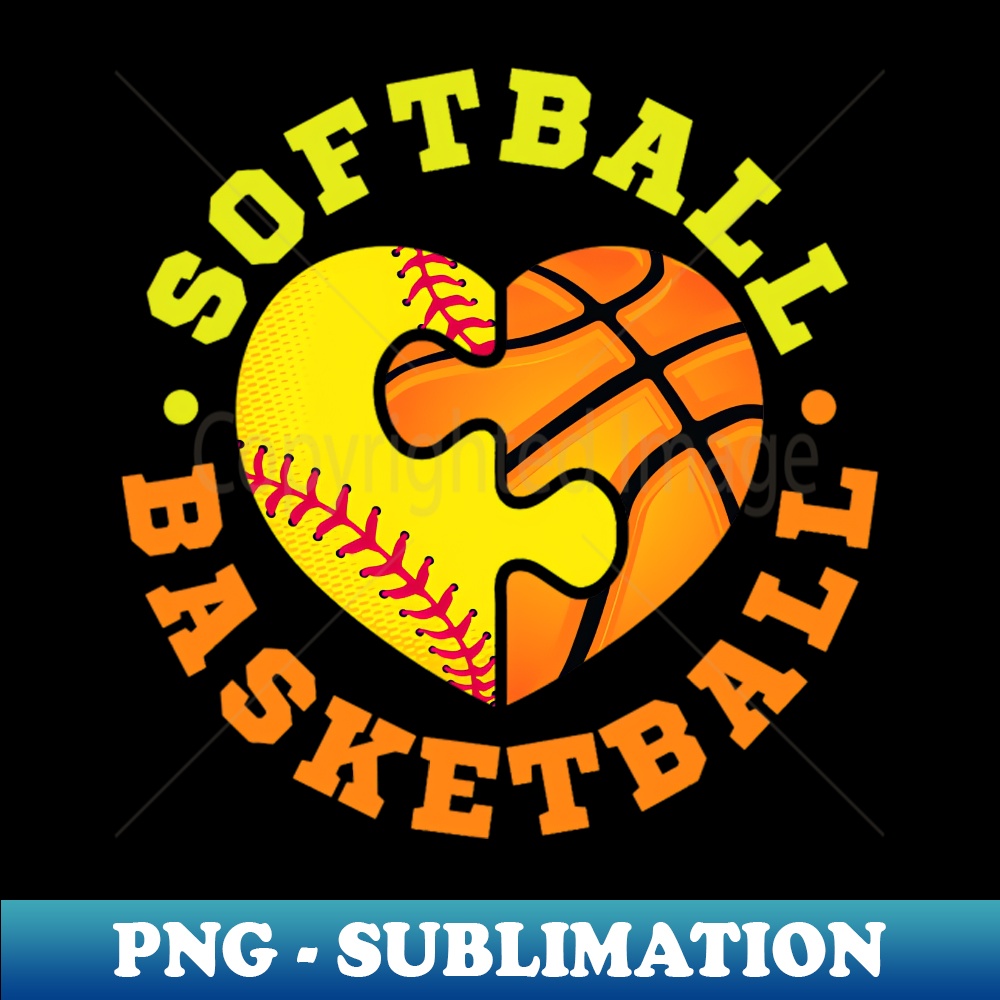 Softball Basketball - High-Resolution PNG Sublimation File - | Inspire ...