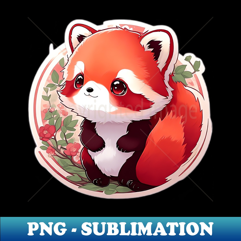 Cute Adorable Red Panda Bear Kawaii Animal - PNG Sublimation | Inspire Uplift