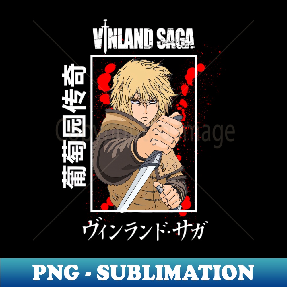 thorfinn Vinland Saga Season 2 - Decorative Sublimation PNG | Inspire ...