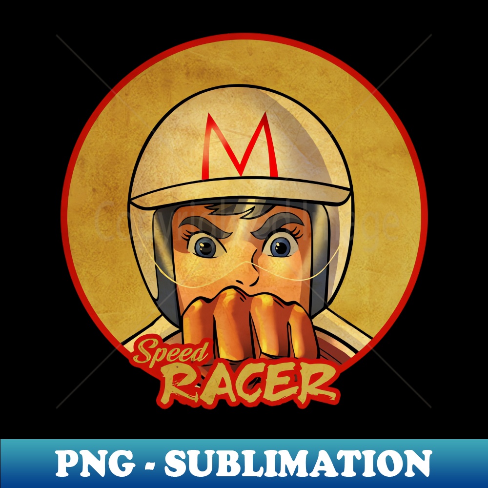 Retro Speed Racer - PNG Transparent Sublimation File - Perfe - Inspire ...