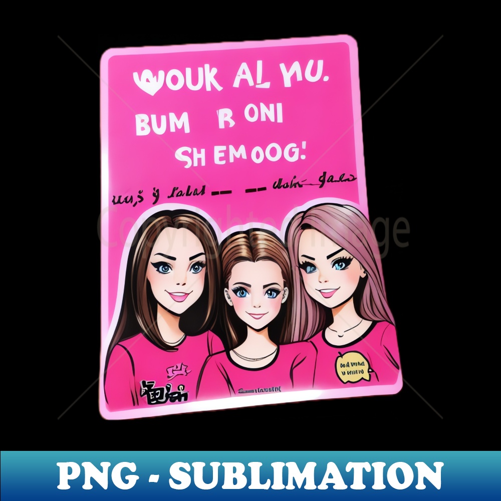 Mean Girls 6 - Burn Book Sticker - Special Edition Sublimati | Inspire ...