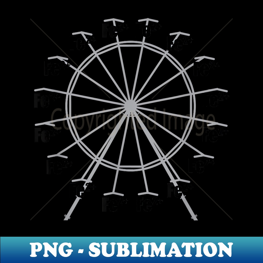 Ferrous Wheel Chemistry Ferris Fe+2 Nerd - Exclusive PNG Sub | Inspire ...