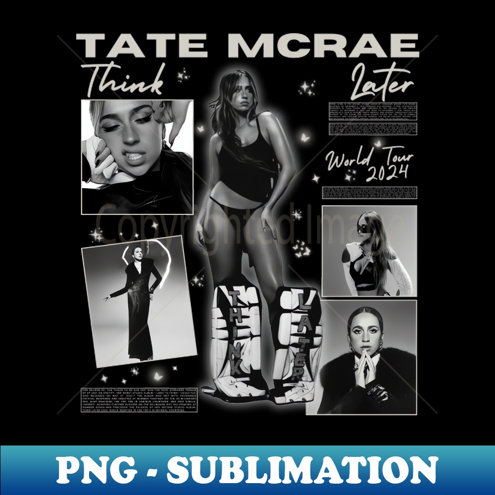 Tate Mcrae Think Later - Signature Sublimation PNG File - Pe | Inspire ...