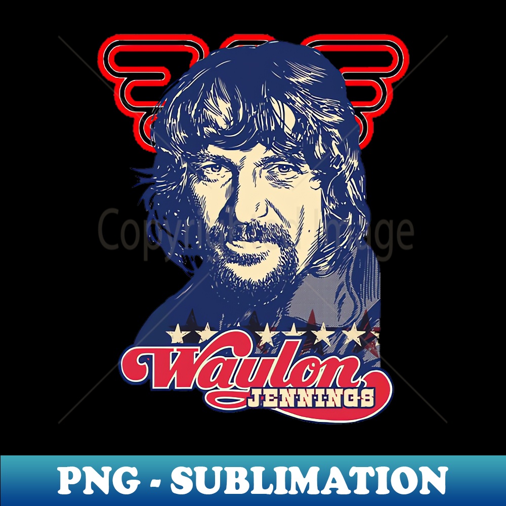 Waylon Jennings - PNG Transparent Digital Download File for | Inspire ...
