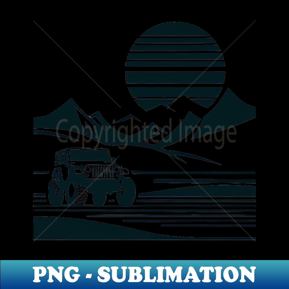 Jeep Wrangler JK 4x4 Offroad Minimalist - Premium PNG Subli | Inspire ...
