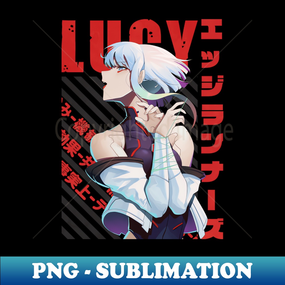 Cyberpunk Edgerunners - Lucy - PNG Transparent Sublimation F | Inspire ...