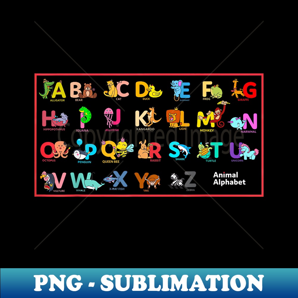 Zoo Animal Alphabet Letters ABCs Kindergarten Toddler - Mode - Inspire ...