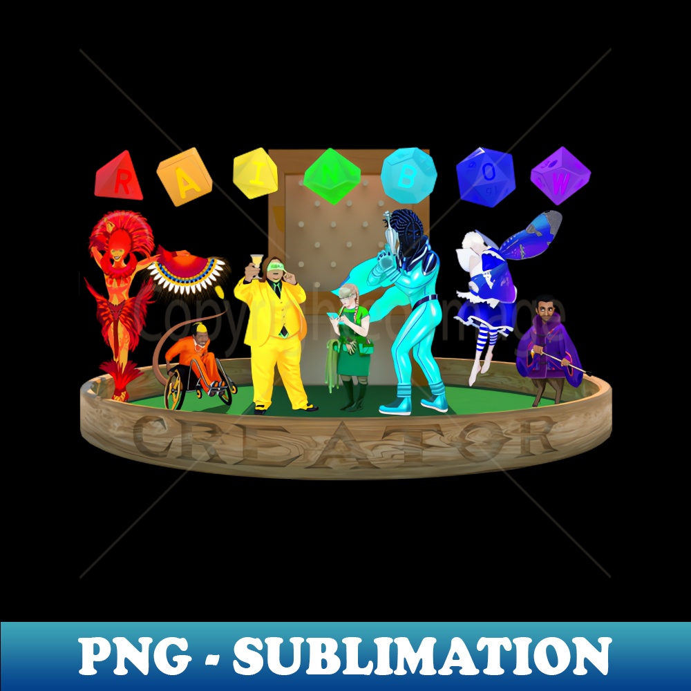 Rainbow Creator - PNG Transparent Sublimation File - Stunnin - Inspire ...