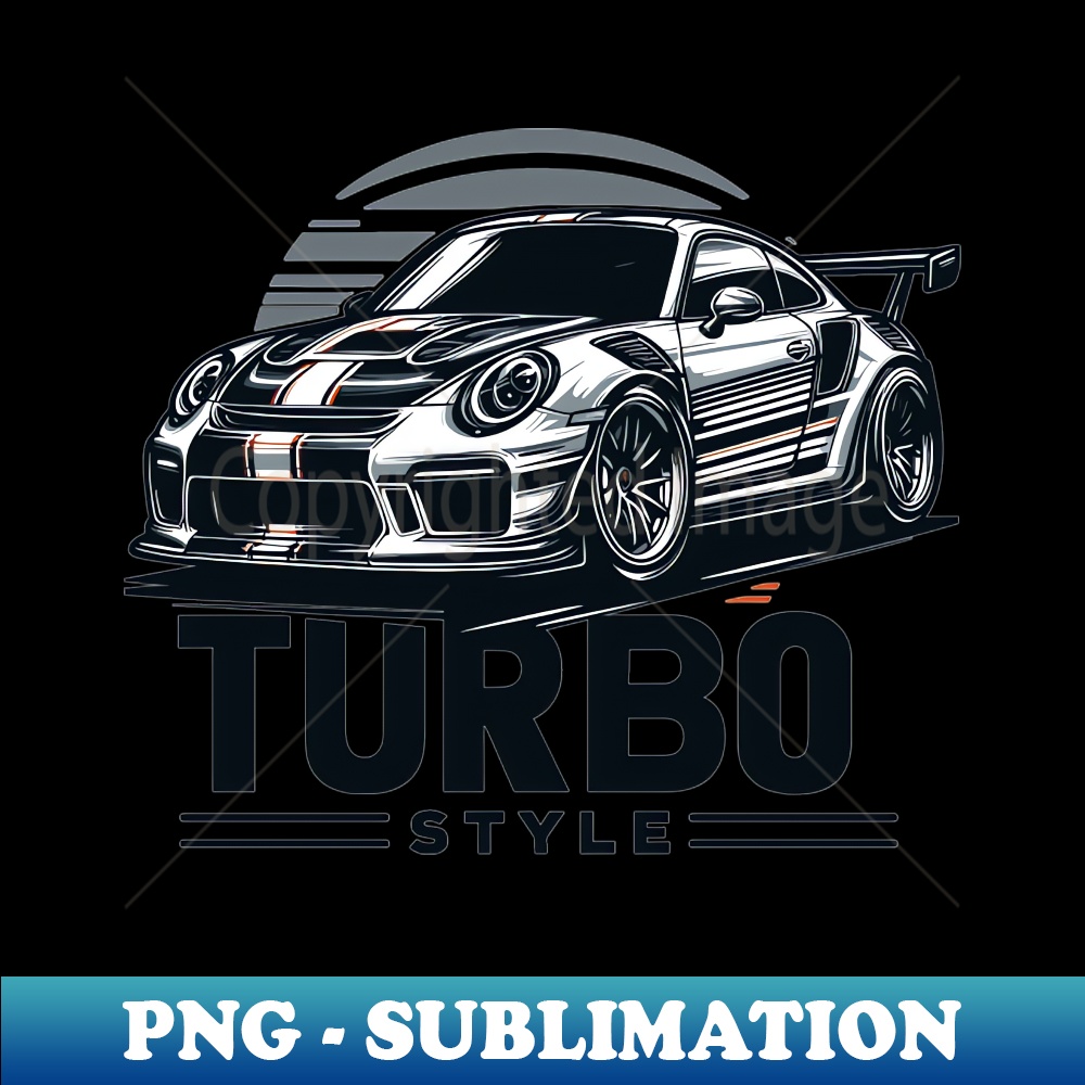 Turbo Style Sport Car - Instant Sublimation Digital Download | Inspire ...