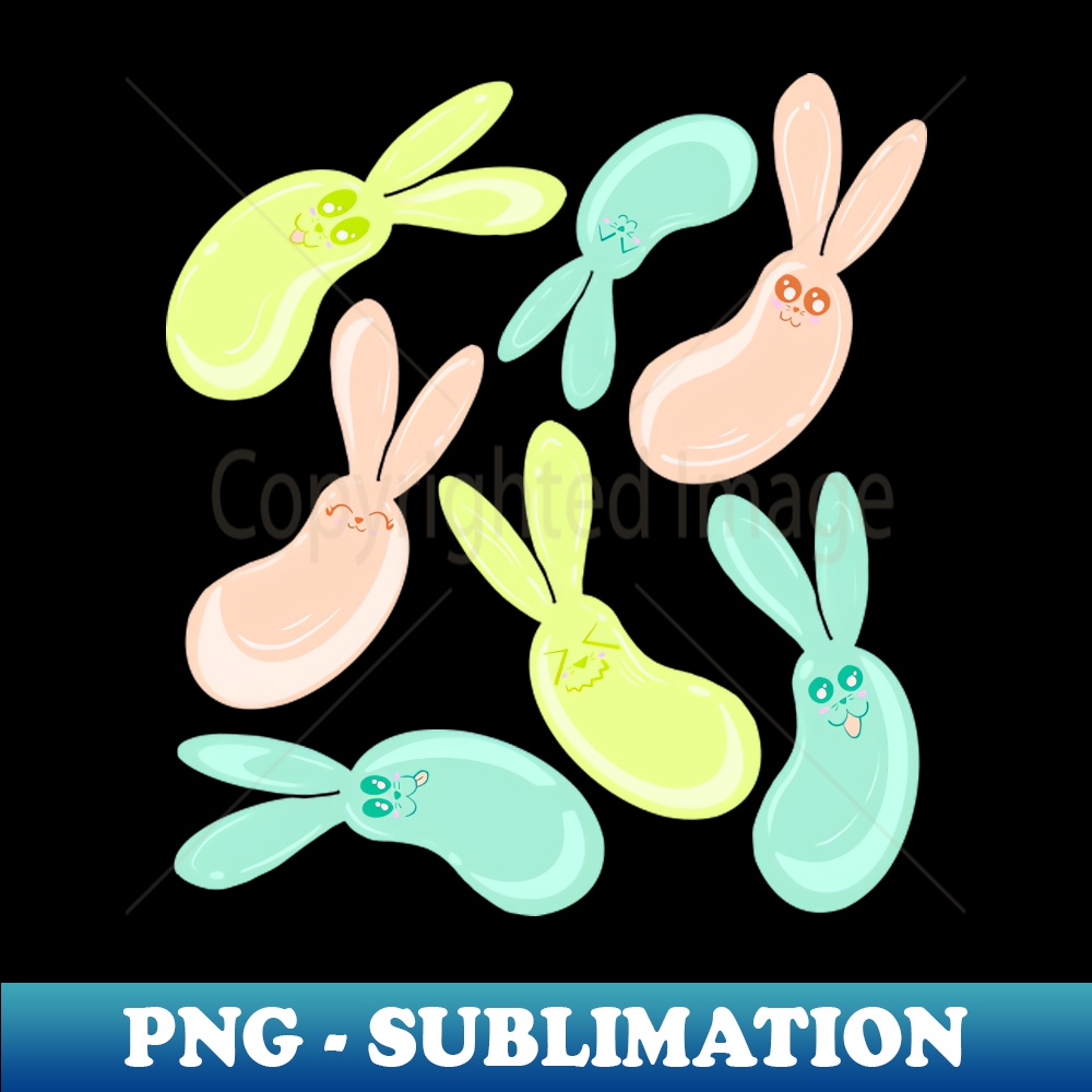 Jelly Bean Bunny - Stylish Sublimation Digital Download - Fa | Inspire ...