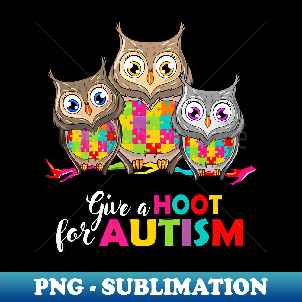 Autism Puzzle Owls - Exclusive PNG Sublimation Download - Ad | Inspire ...