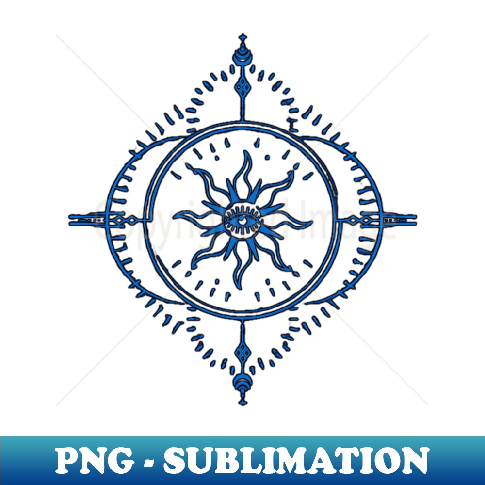 Sun Mystical Design Waves Sonics - Elegant Sublimation PNG D | Inspire ...