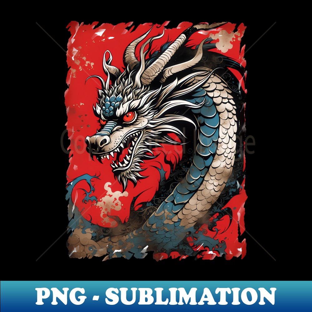 Chinese Red Dragon Art - Signature Sublimation PNG File - Ad | Inspire ...