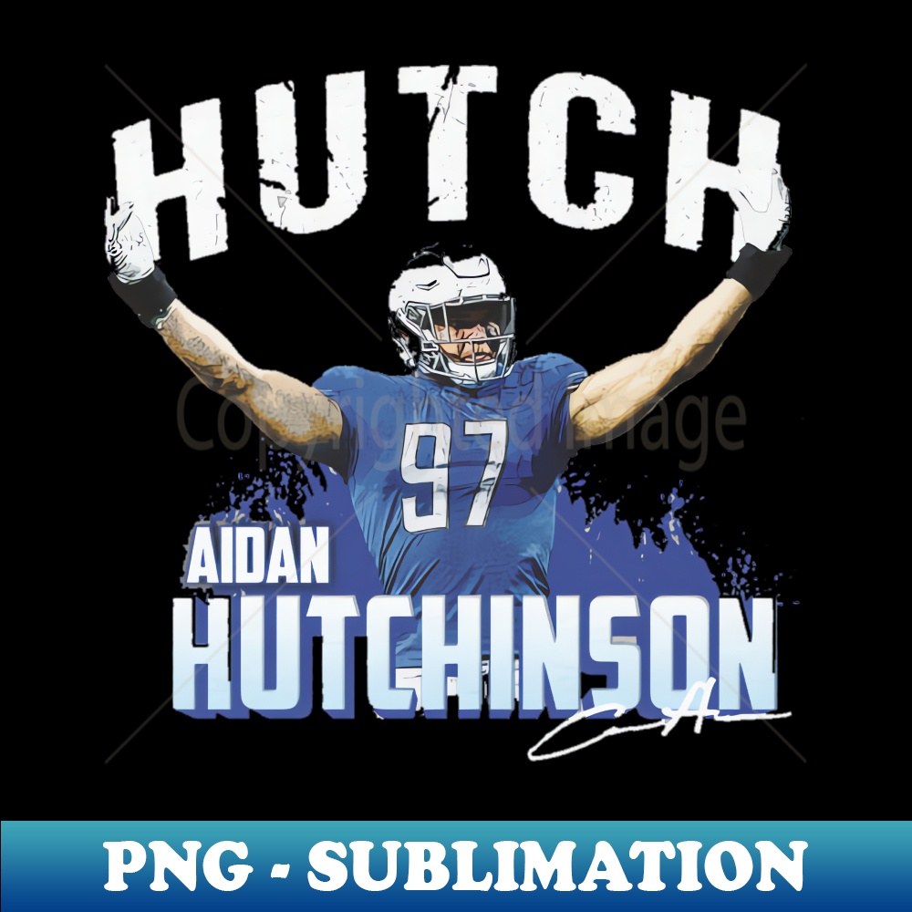 Aidan Hutchinson Detroit Hutch - Creative Sublimation PNG Do | Inspire ...
