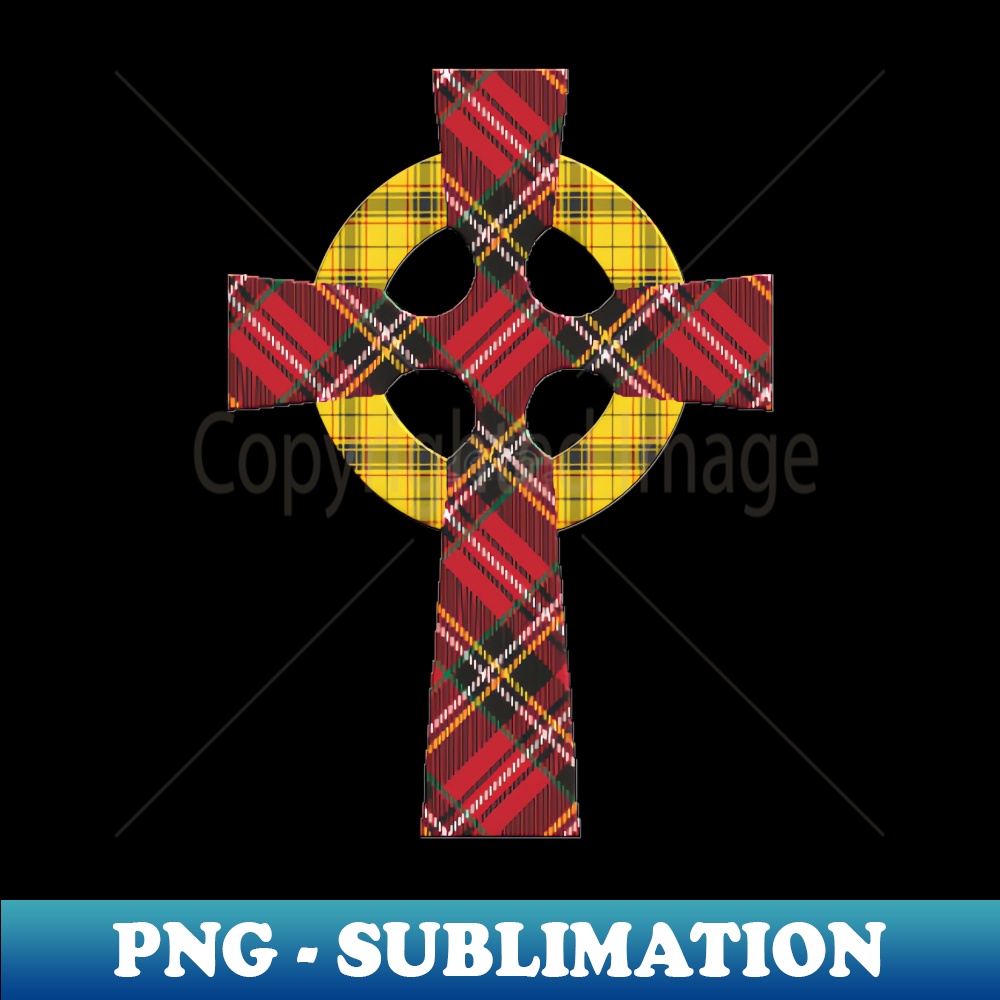 Celtic Tartan Cross Front Version - Aesthetic Sublimation Di | Inspire ...
