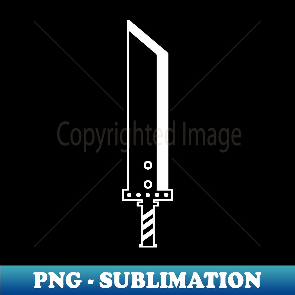 Minimalist Buster Sword Final Fantasy - Exclusive PNG Sublim | Inspire ...