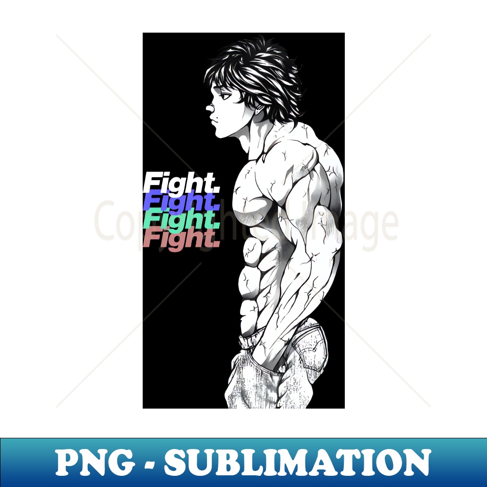 Baki Hanma Aesthetic - Signature Sublimation PNG File - Enha | Inspire ...