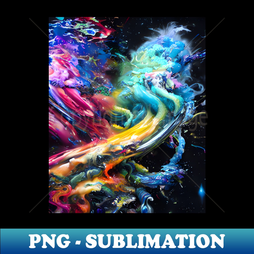 Ink Explosion Color Explosion Rainbow Swirls - Instant Subli | Inspire ...