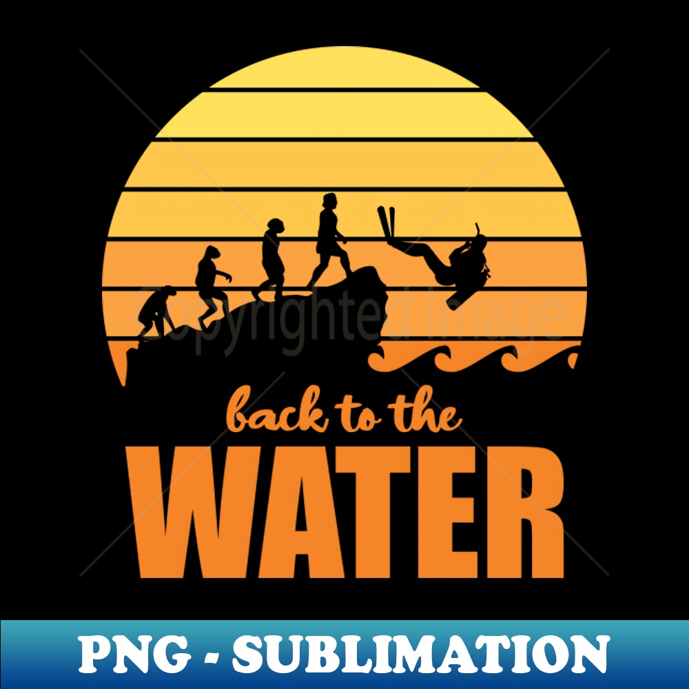 Back To The Water Scuba Diver Evolution Ocean - Professional | Inspire ...