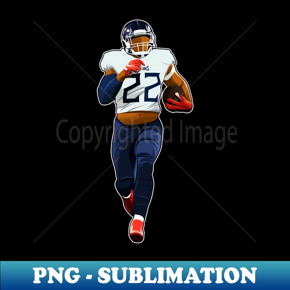 Derrick Henry 22 Running Back - PNG Transparent Sublimation | Inspire ...