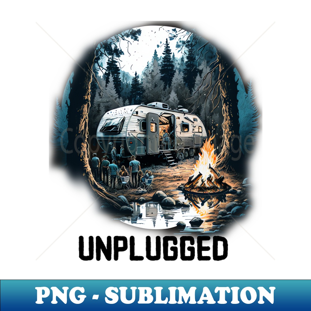 unplugged - PNG Transparent Sublimation Design - Vibrant and | Inspire ...