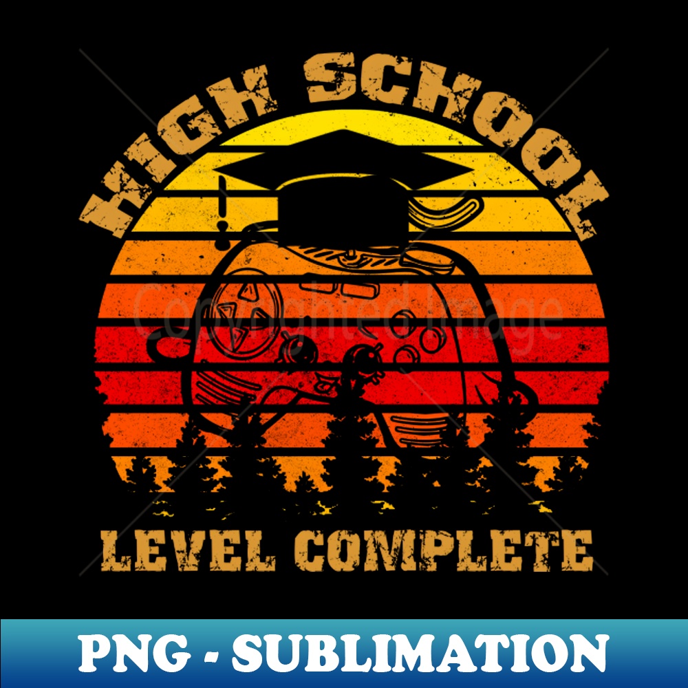 High School Graduation Level Complete Gamer Graduation Gift | Inspire ...
