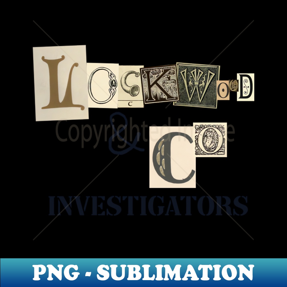 Lockwood Co Investigators - Cutout Letter - Sublimation-Rea | Inspire ...