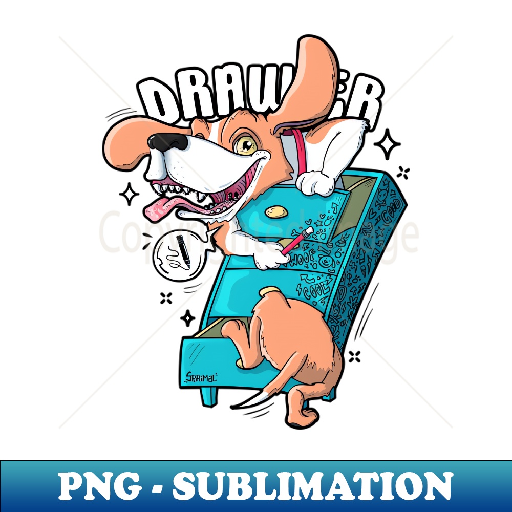 Drawer drever drawing on a drawer pun - PNG Transparent Subl | Inspire ...