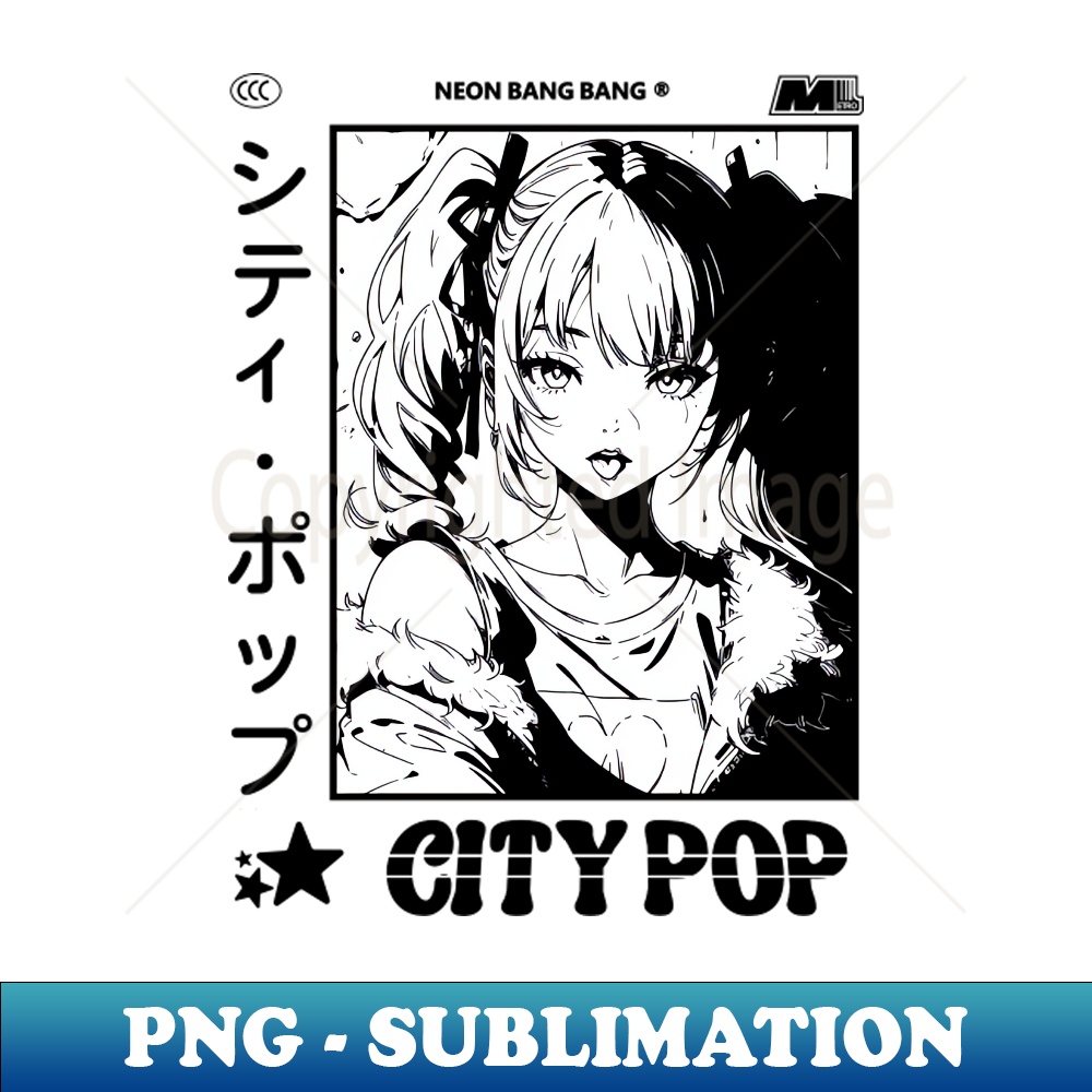 City Pop 2 - Sublimation-Ready PNG File - Perfect for Sublim - Inspire ...