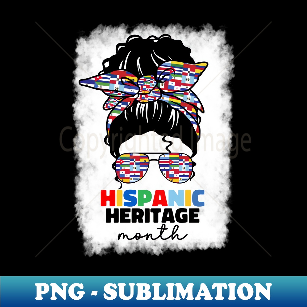 National Hispanic Heritage Month Latin American Flags Black | Inspire ...