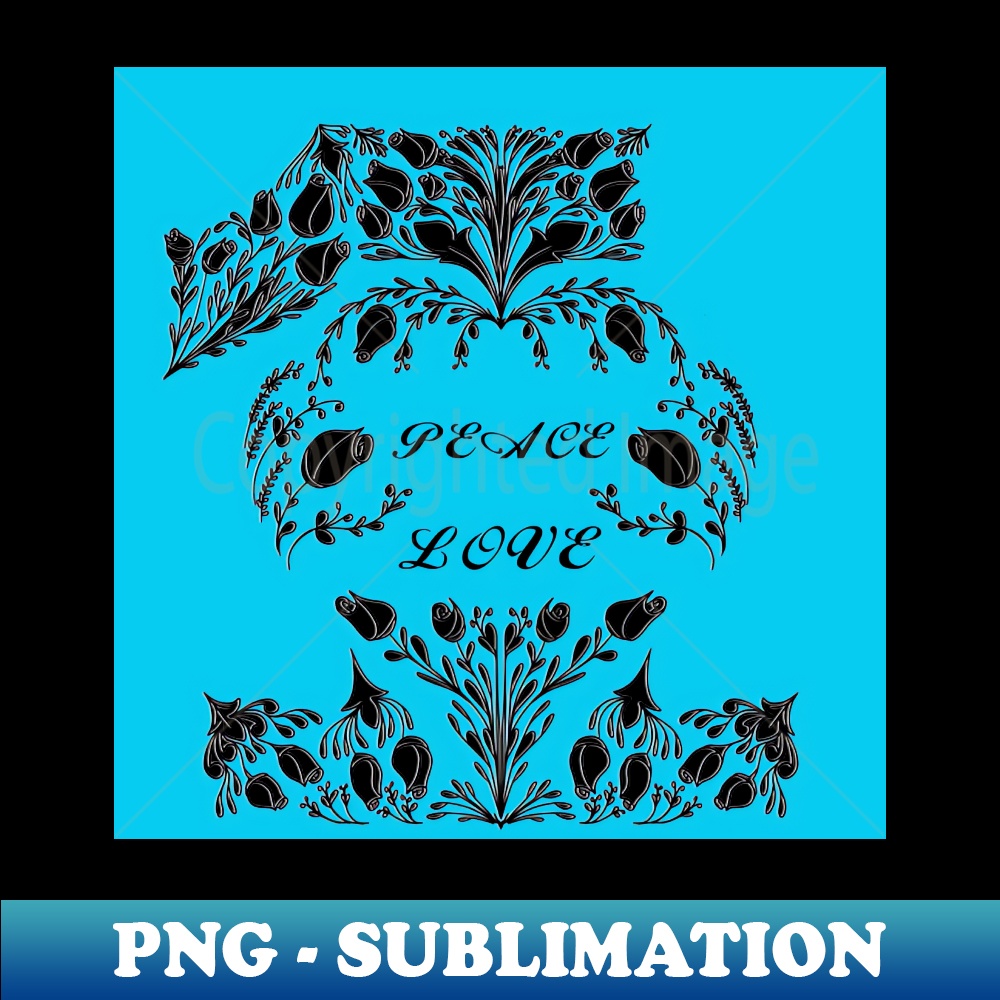 Peace n love - PNG Transparent Sublimation File - Unleash Yo | Inspire ...