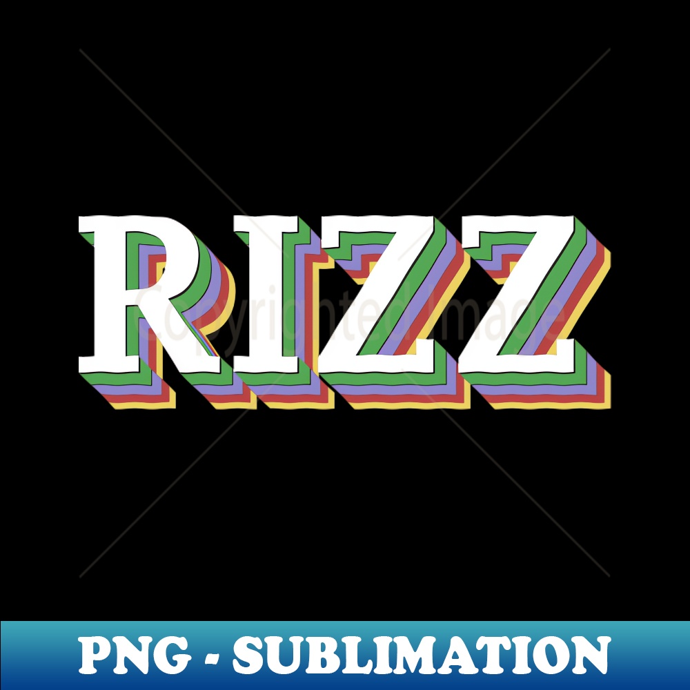 RIZZ - PNG Transparent Sublimation Design - Perfect for Crea | Inspire ...