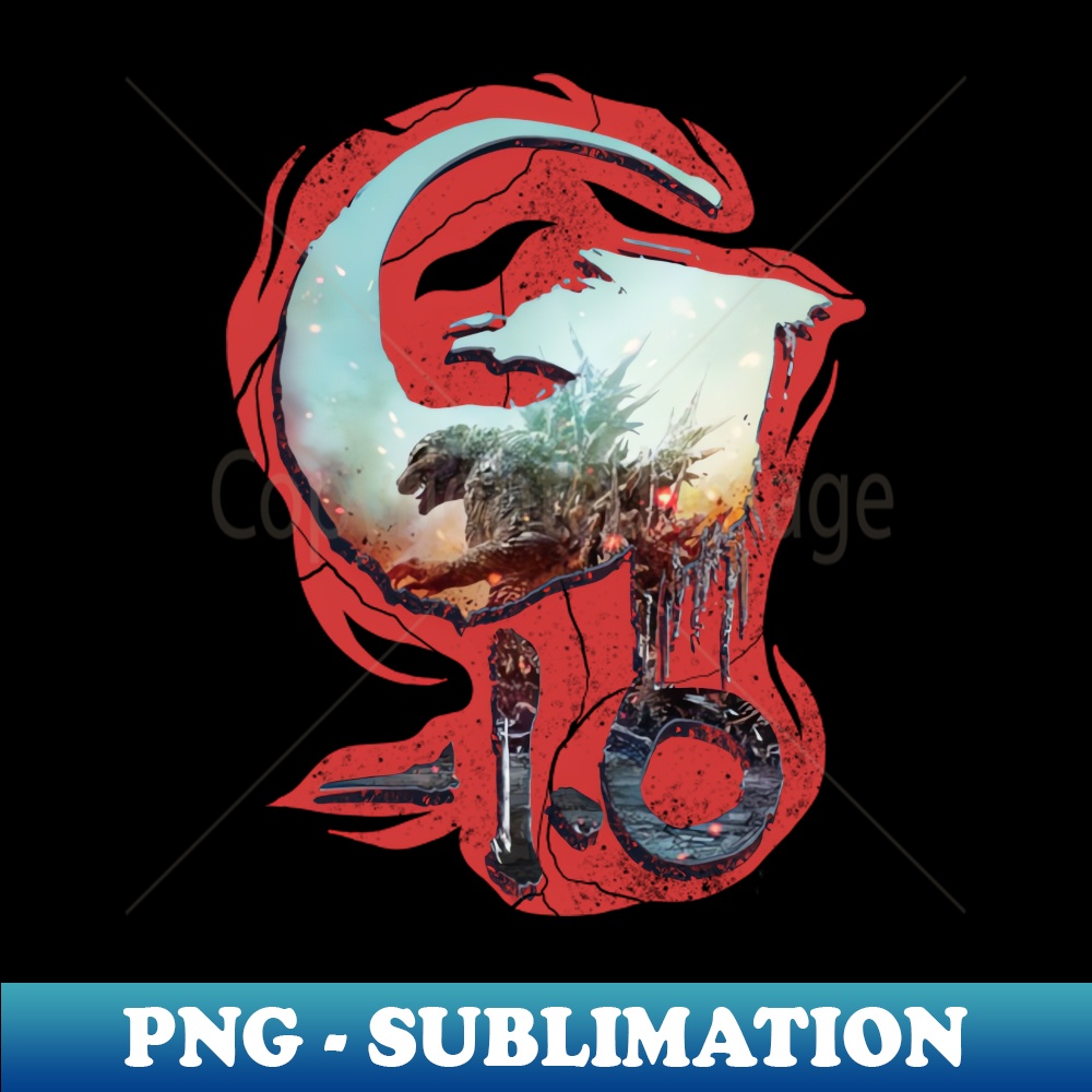 Godzilla minus one - High-Resolution PNG Sublimation File - | Inspire ...