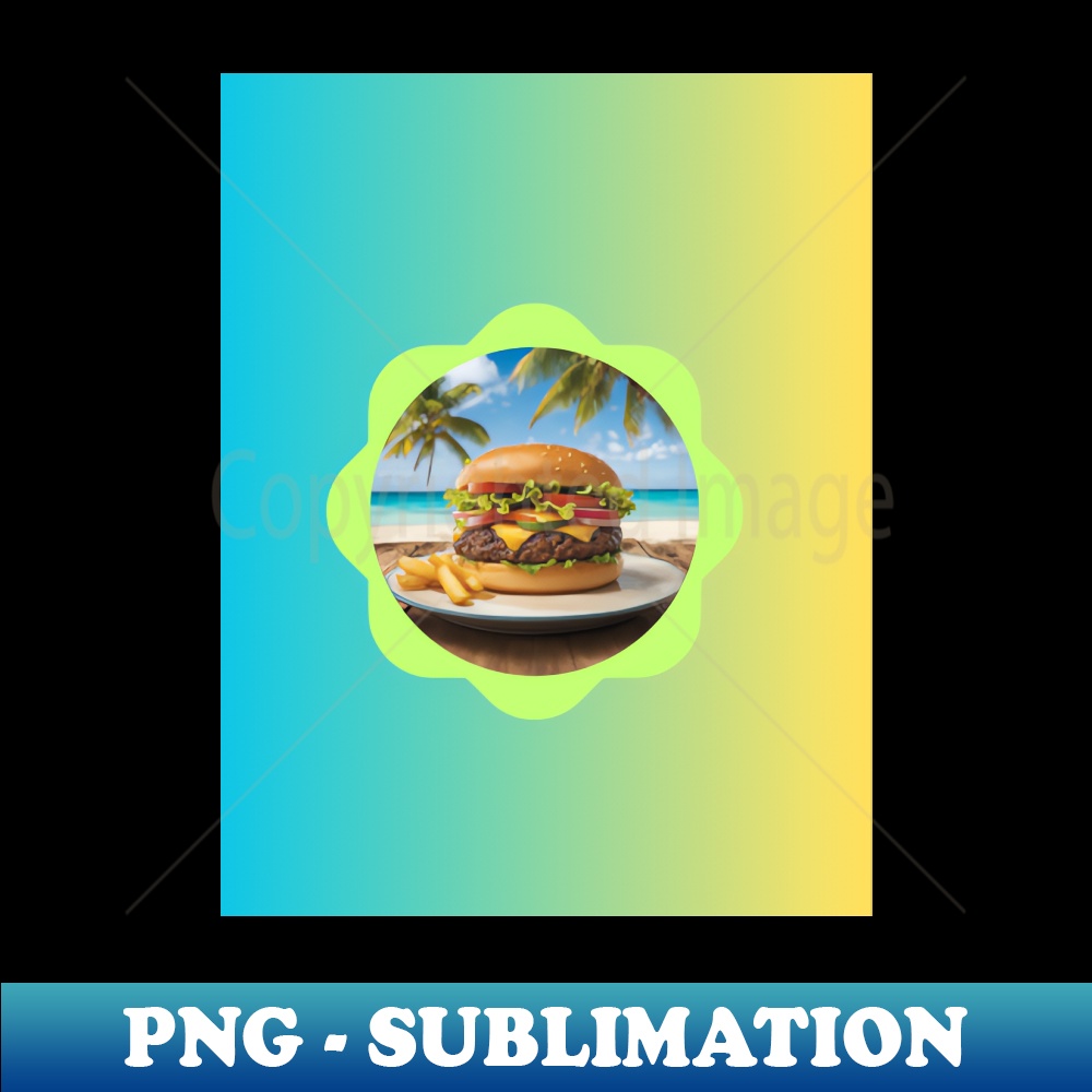 Tropical cheeseburger - Unique Sublimation PNG Download - Pe | Inspire ...