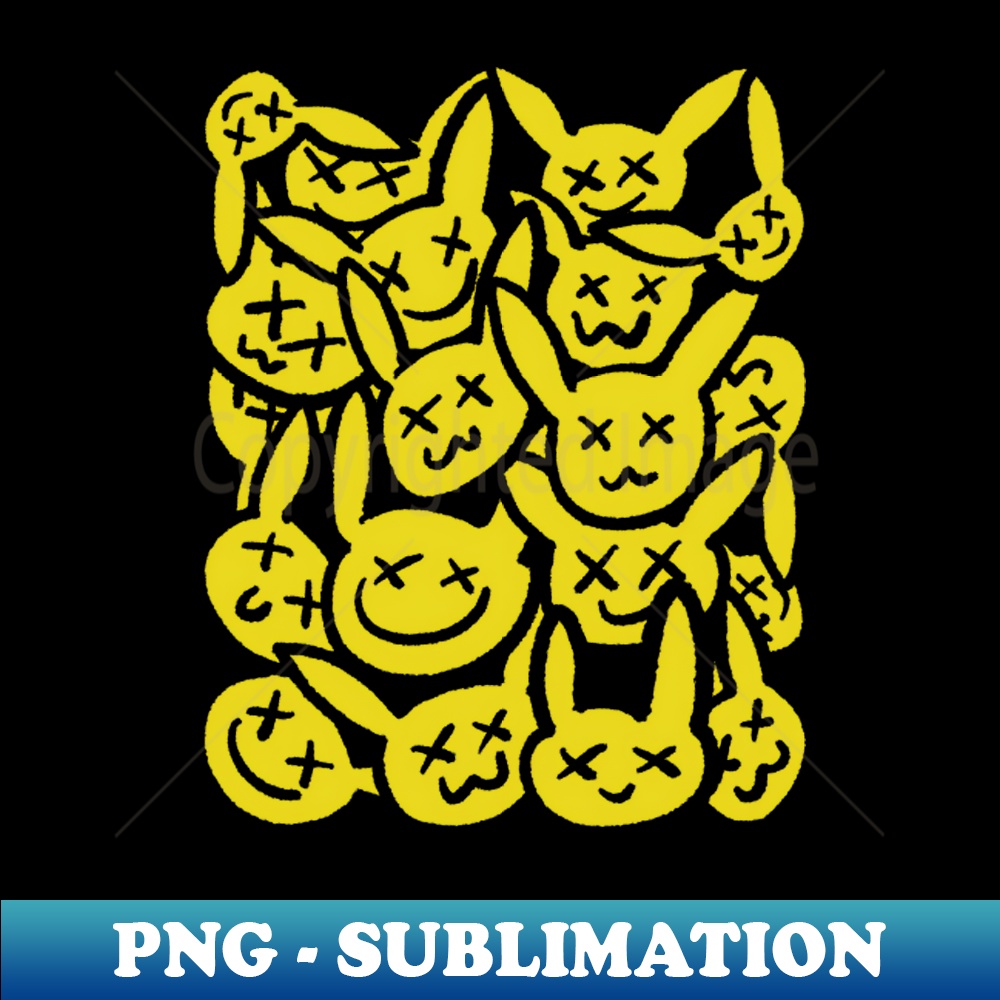 Grunge Smiley Face Logo - Artistic Sublimation Digital File | Inspire ...