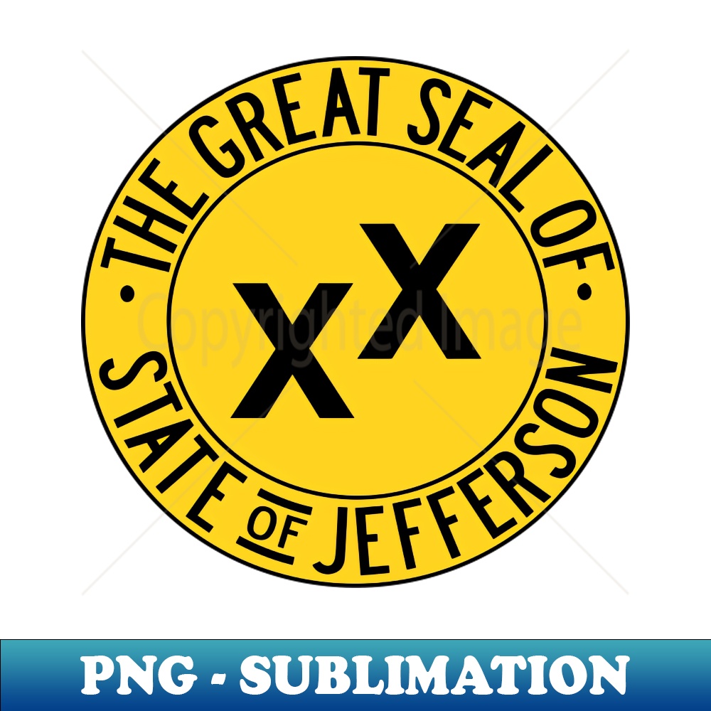 The Great Seal of the State of Jefferson - Modern Sublimatio | Inspire ...