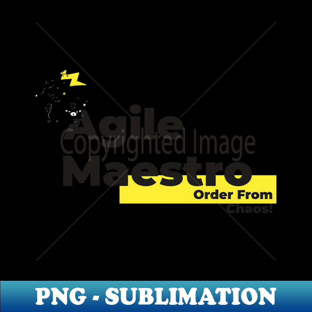 Scrum Master Agile Maestro Order From Chaos - High-Quality P | Inspire ...