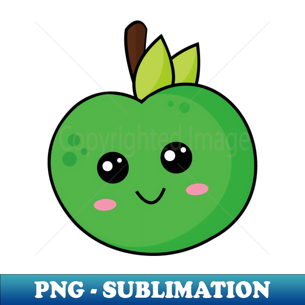 Green apple - Digital Sublimation Download File - Fashionabl | Inspire ...