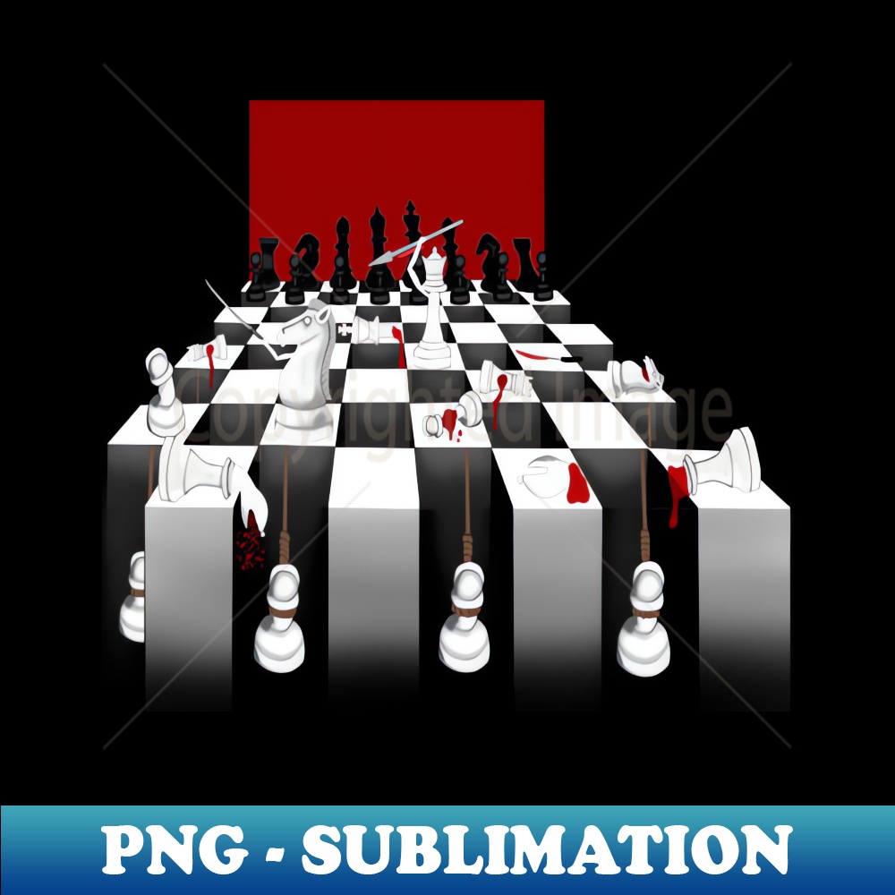 A Bloody Chess Game - Retro PNG Sublimation Digital Download | Inspire ...
