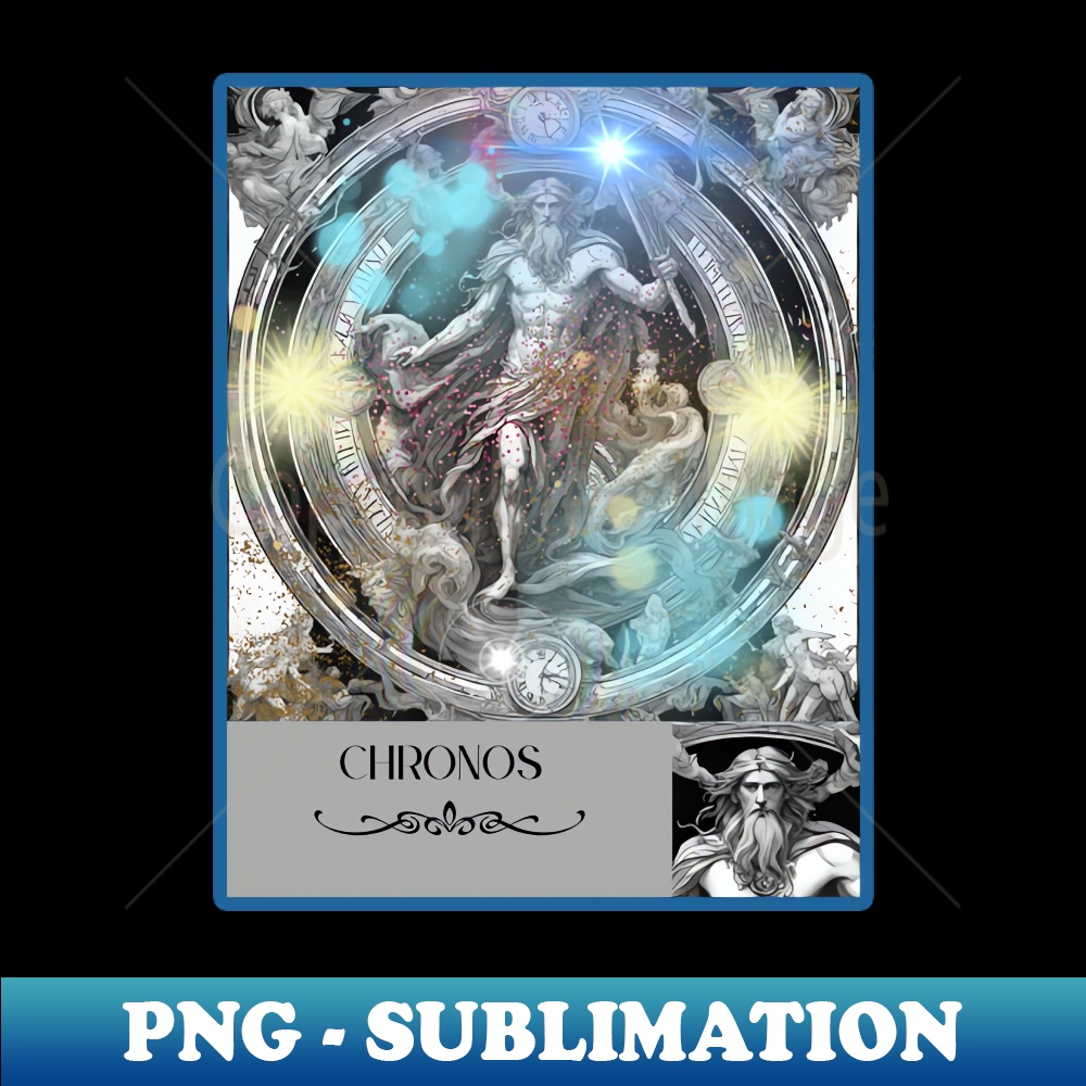 Chronos Greek Mythology - High-Resolution PNG Sublimation Fi - Inspire ...