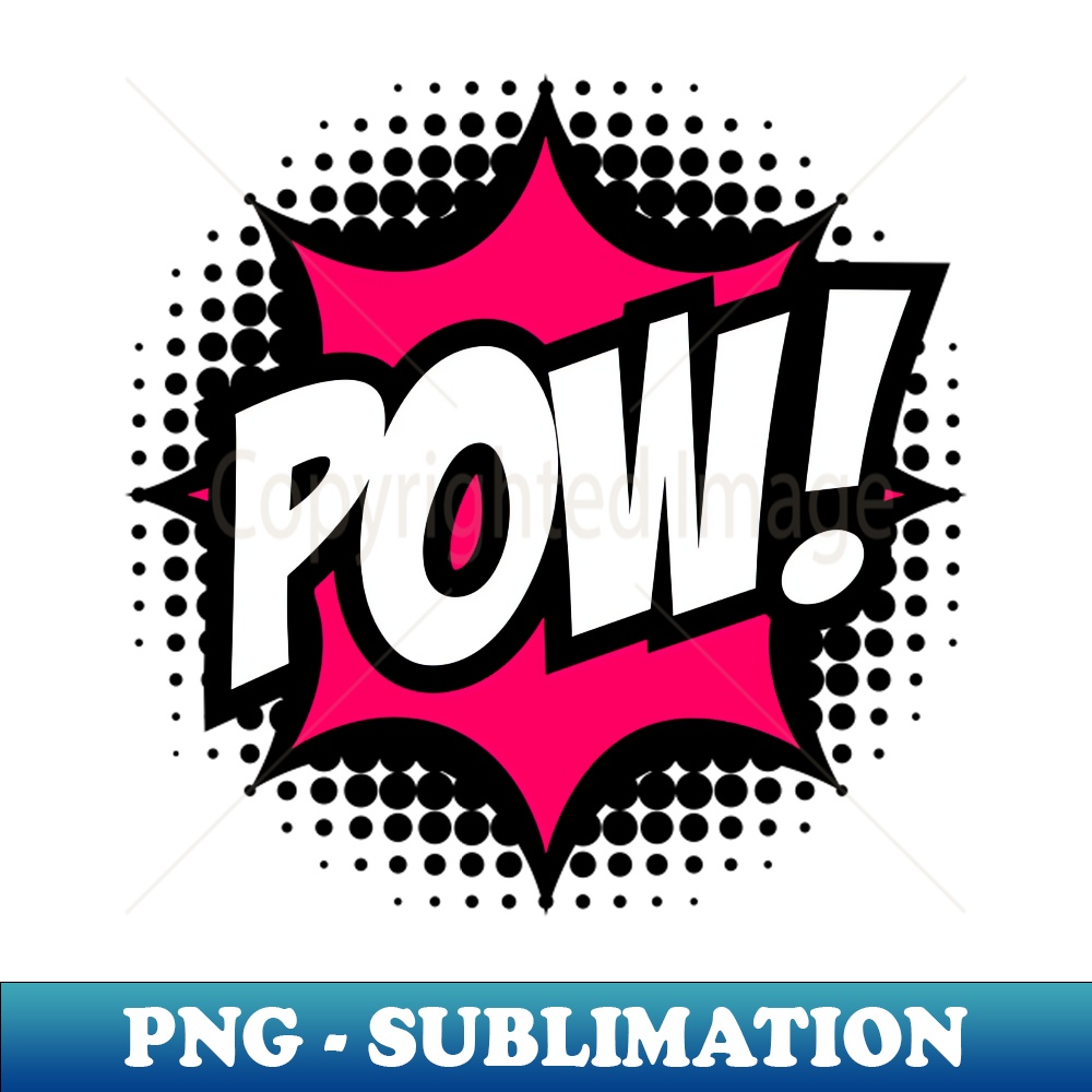 POW Comic Book Style - Artistic Sublimation Digital File - V | Inspire ...