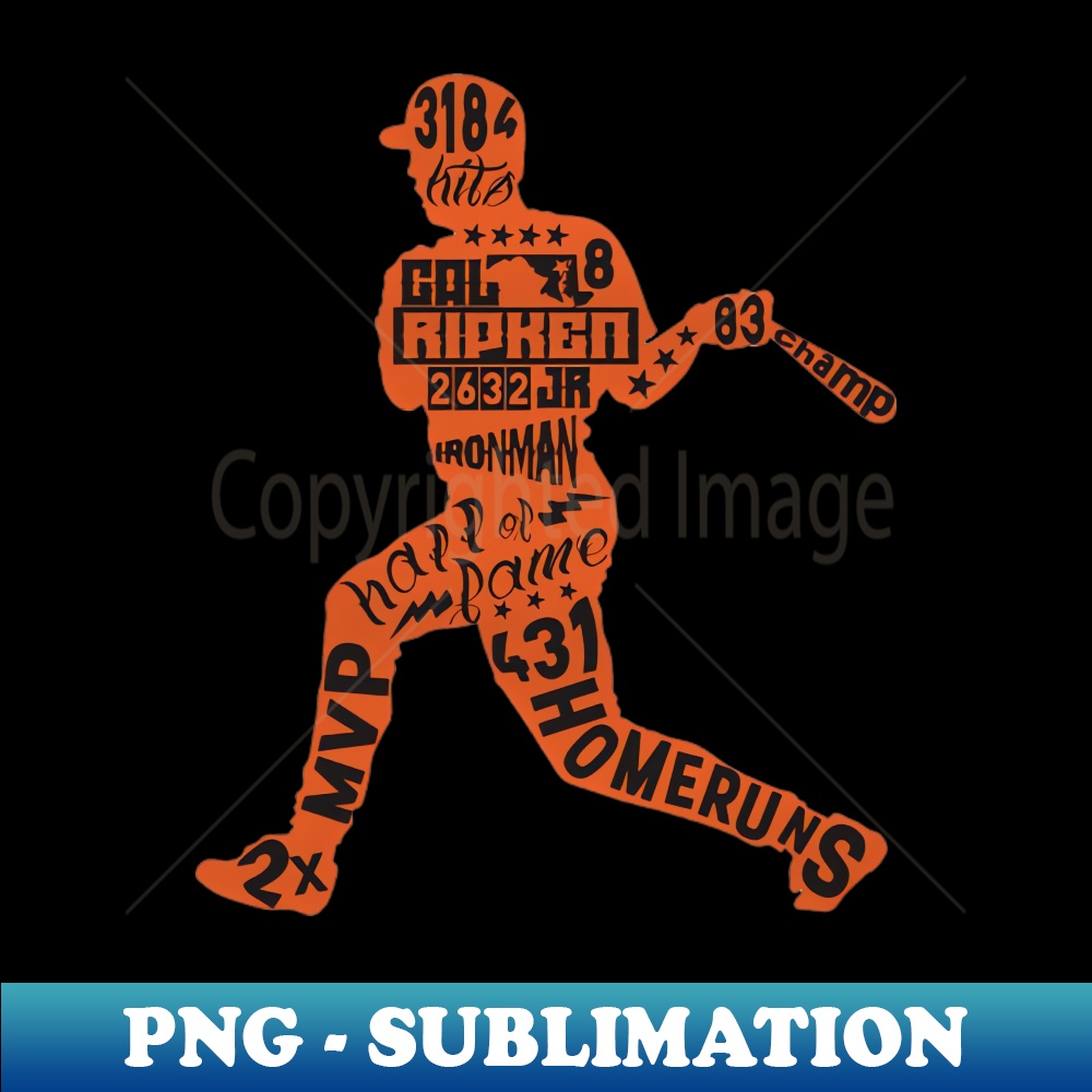 Cal Ripken Jr Baltimore Letters - Premium PNG Sublimation Fi | Inspire ...