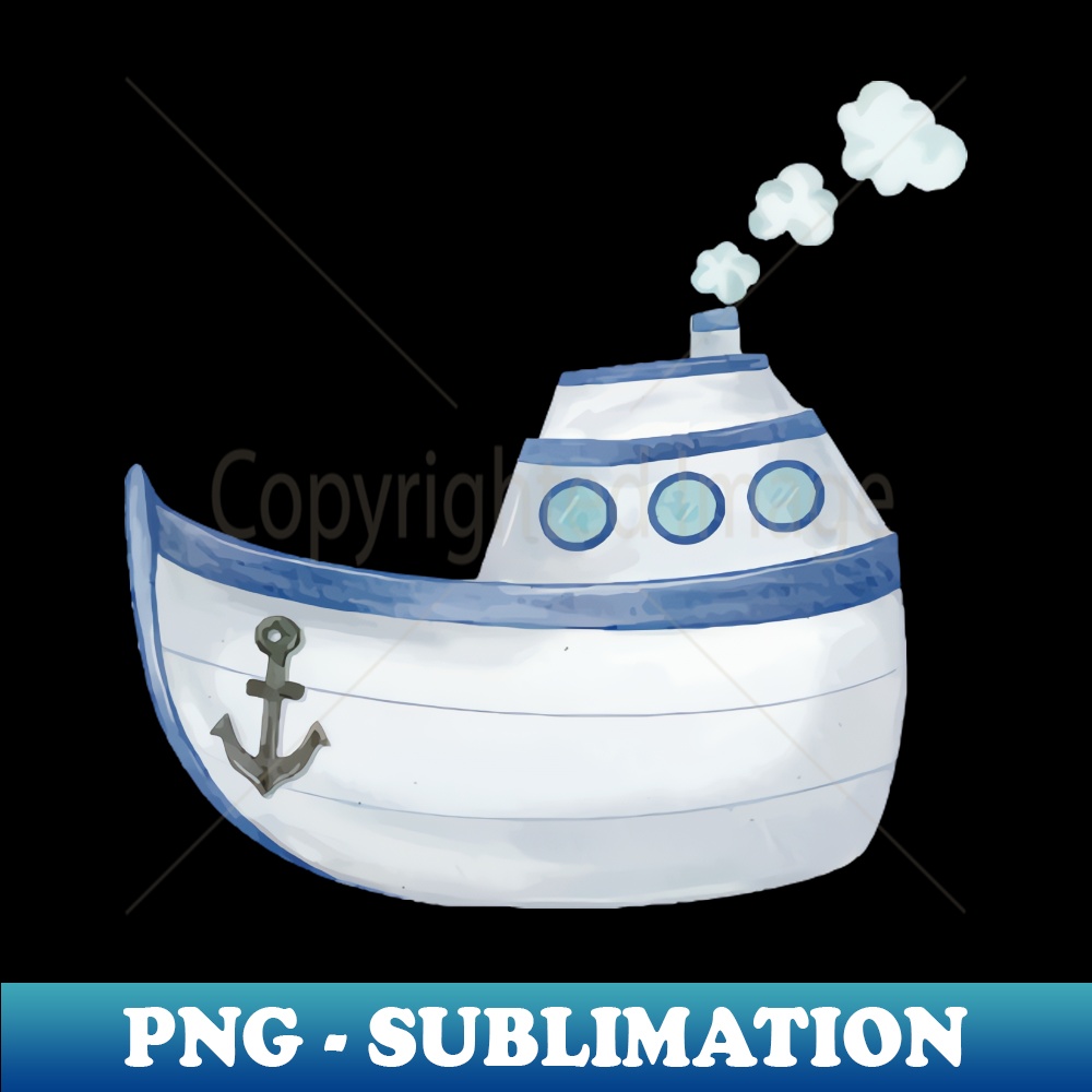 Adorable Sailing Boat - Professional Sublimation Digital Dow | Inspire ...