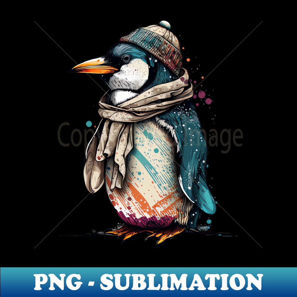 Chilly Penguin - Stylish Sublimation Digital Download - Defy | Inspire Uplift