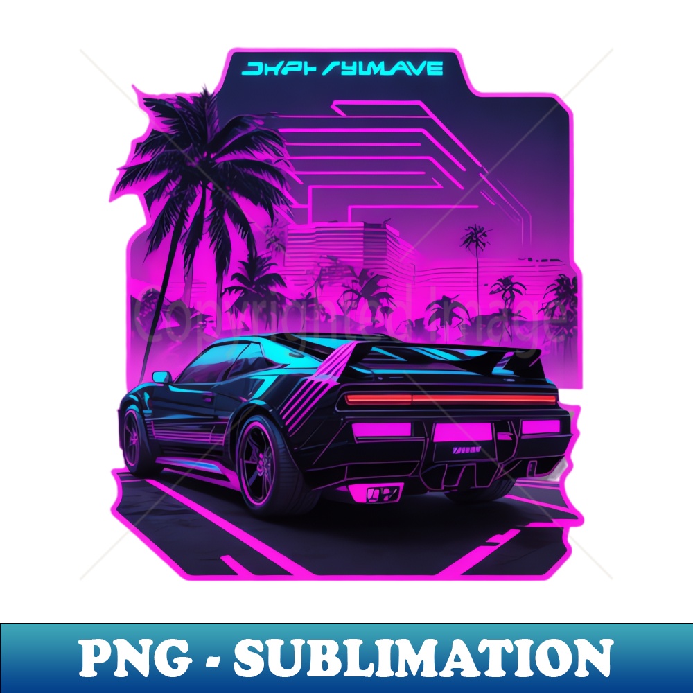 Synthwave car aesthetic - Unique Sublimation PNG Download - | Inspire ...