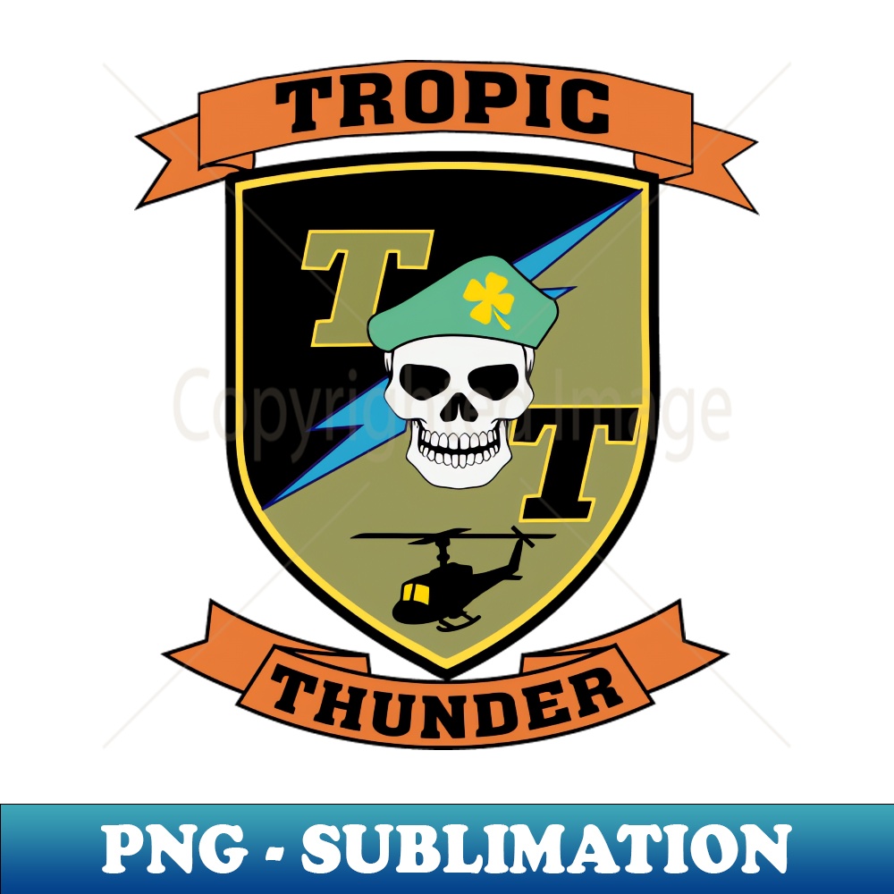 Tropic Movie Veteran Thunder logo Official - PNG Transparent | Inspire ...