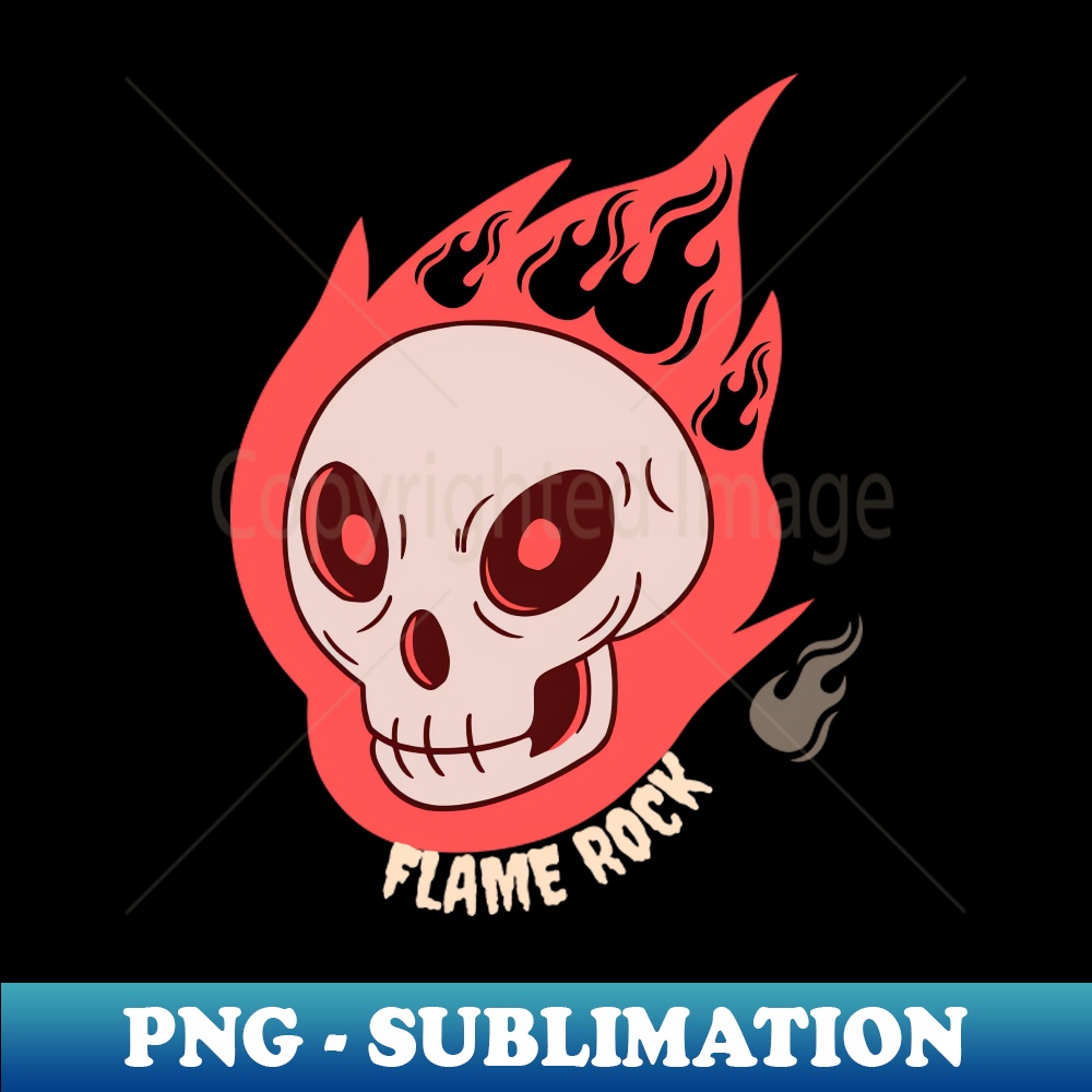 flame rock skull - Creative Sublimation PNG Download - Defyi | Inspire ...