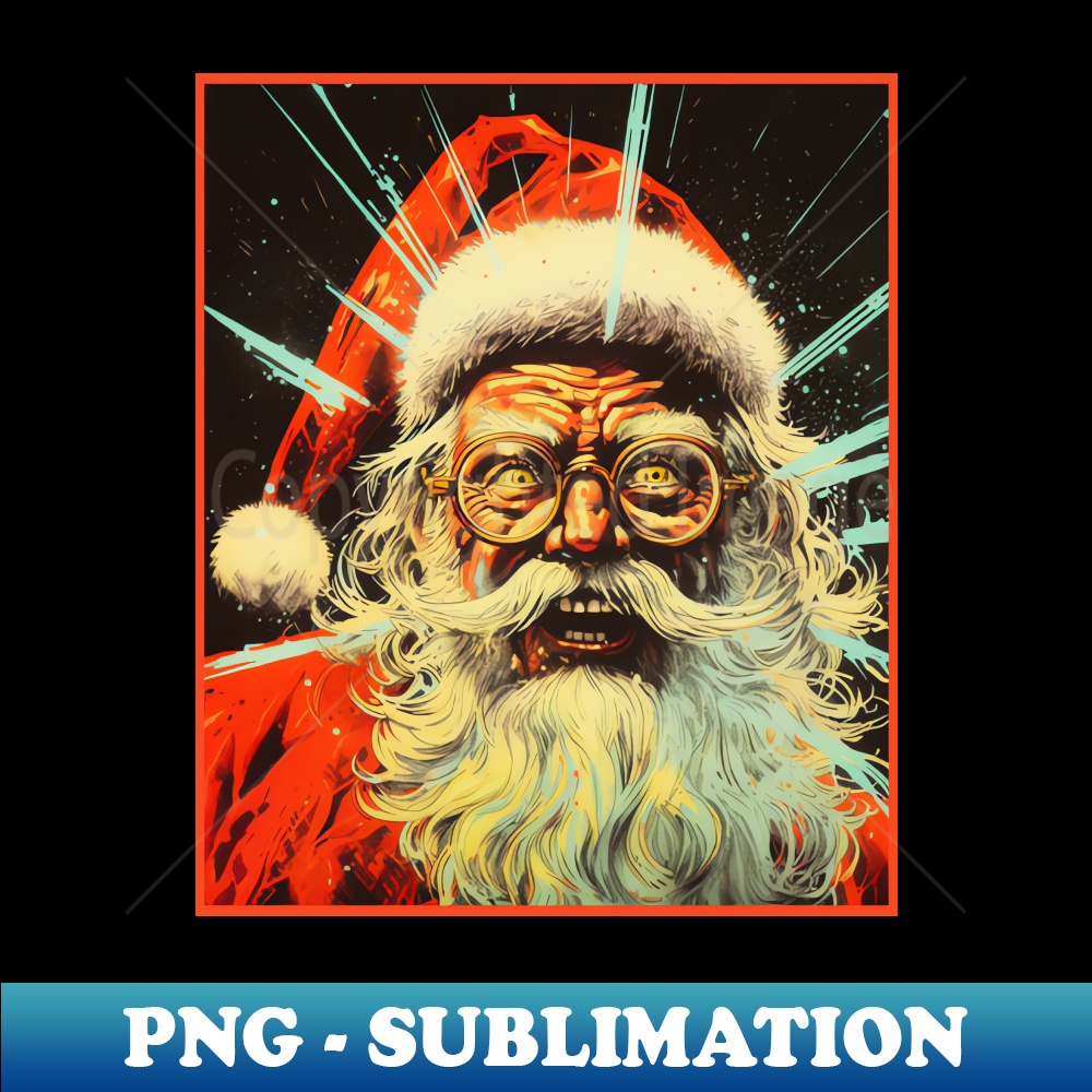 Creepy Santa Claus - Premium PNG Sublimation File - Instantl | Inspire ...