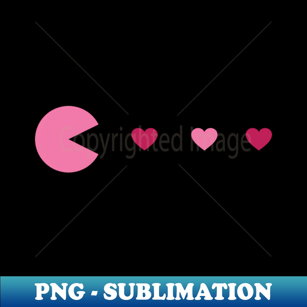 Pacman valentines Day - Stylish Sublimation Digital Download | Inspire ...