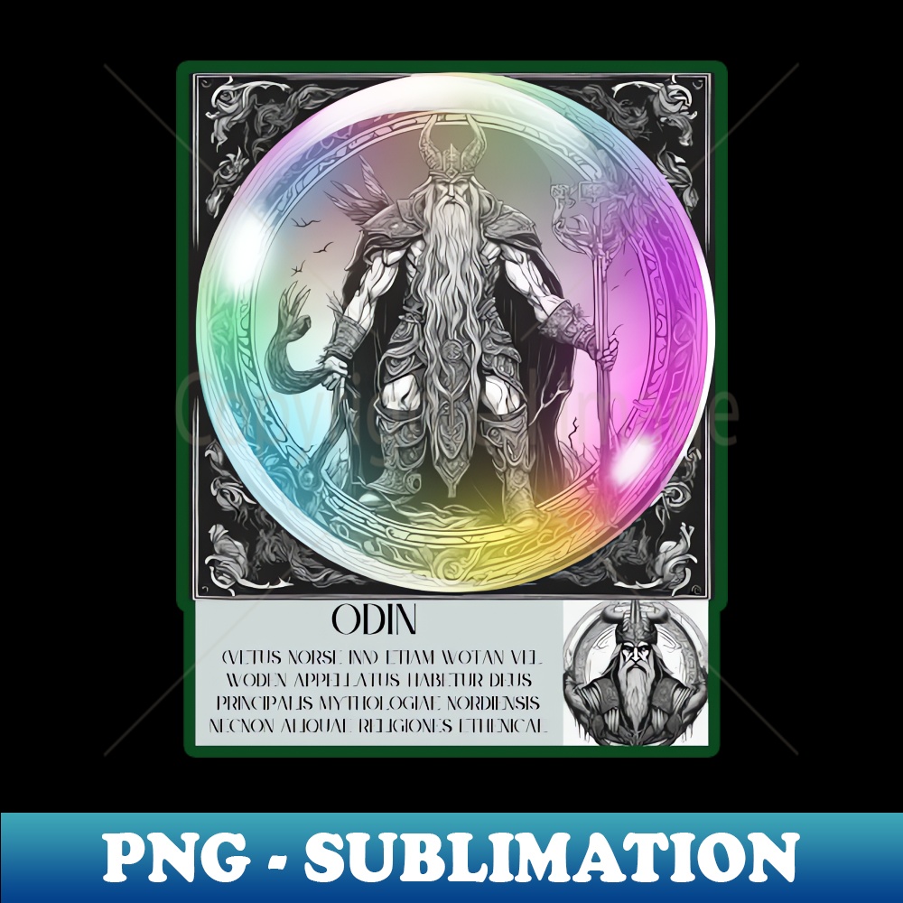 Odin Norse Mythology - Special Edition Sublimation PNG File | Inspire ...